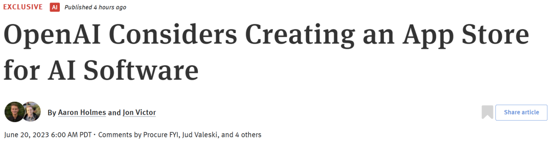 OpenAl放大招，将推出史上最强「模型商店」，打_香港升学中心